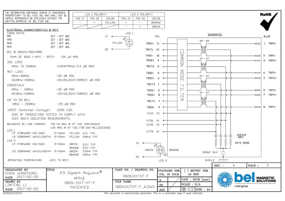 0826-1X1T-HT-F technical drawing page 1