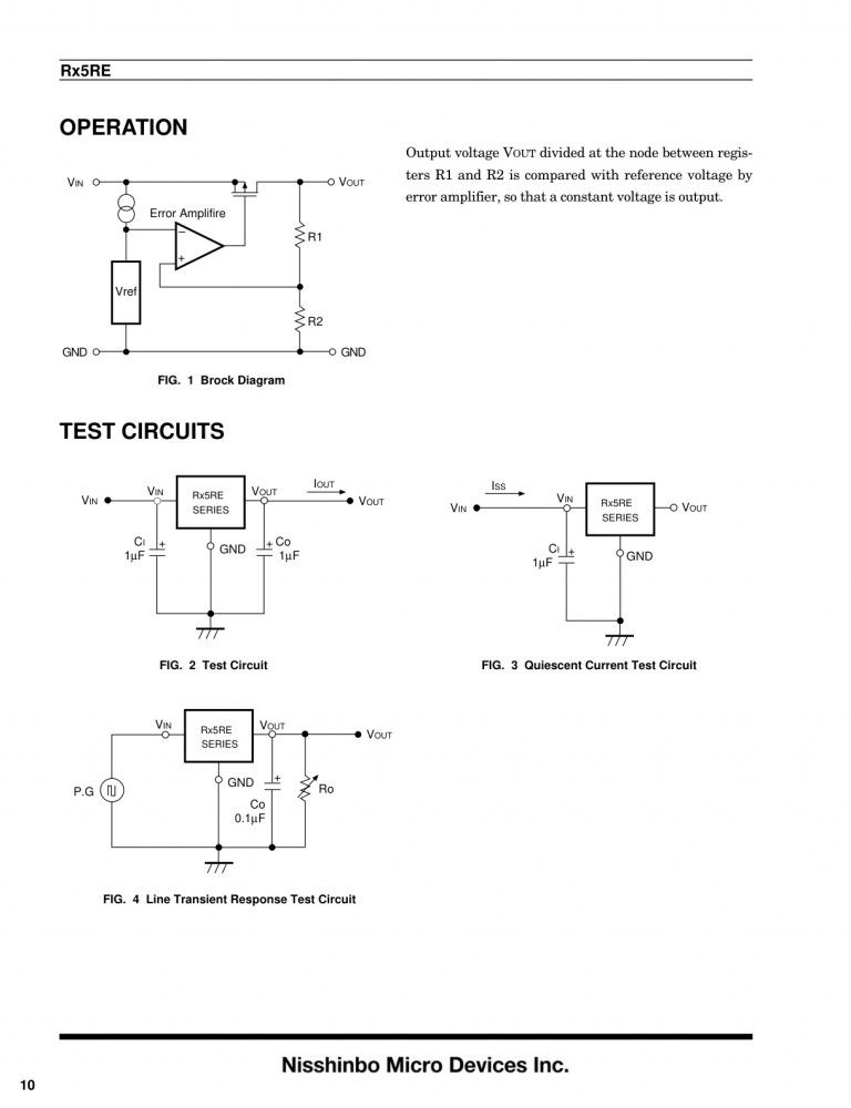 RH5RE datasheet page 10