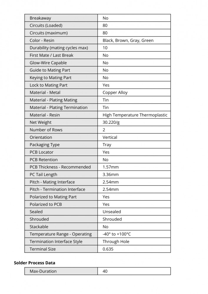 MOLEX 347074000 technical document image 3