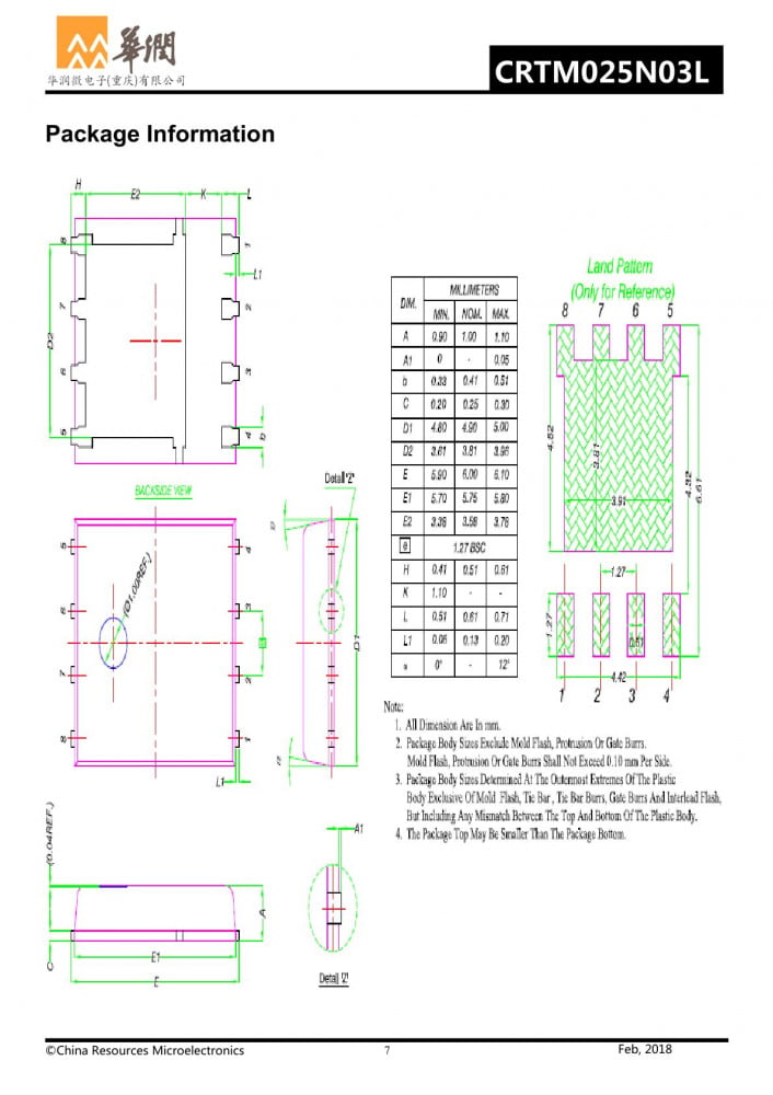 CRTM025N03L datasheet page 7