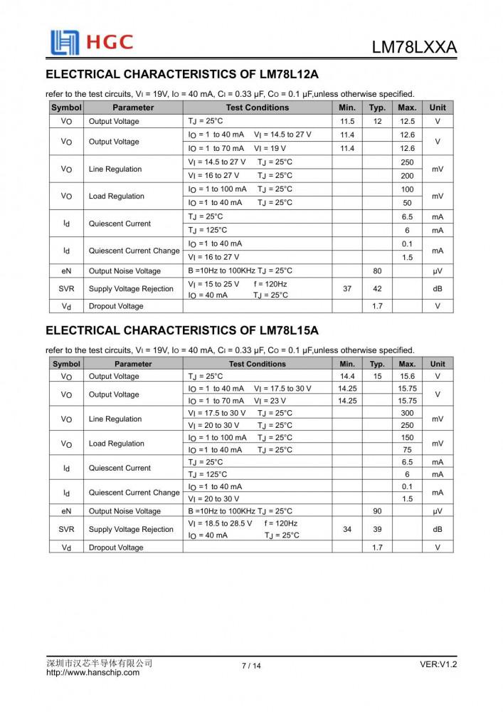 LM78L05ACDRG datasheet page 7