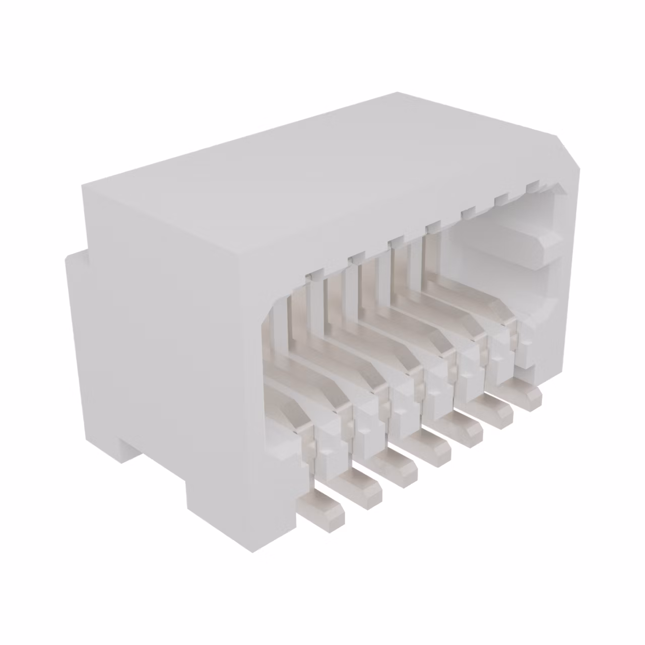 SlimStack Board-to-Board Connector, 0.80mm Pitch, Plug, 5.65mm Mated Height, 14 Circuits, Right-Angle, without Boss for sale
