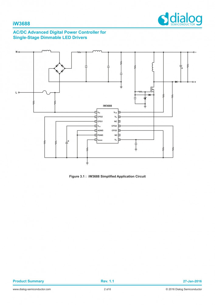 IW3688 technical document page 2