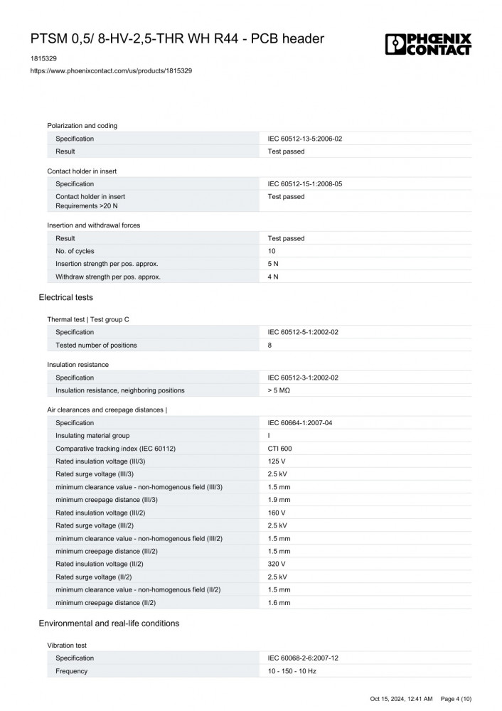 Phoenix Contact 1815329 technical document page 4