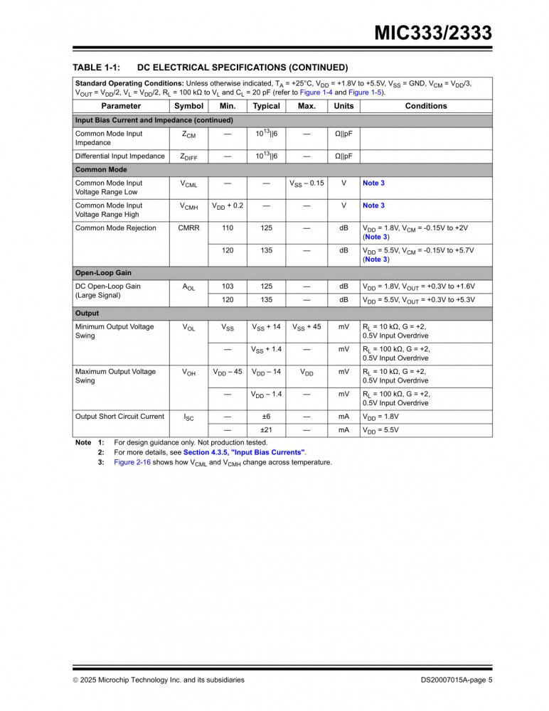 MIC333 datasheet page 5