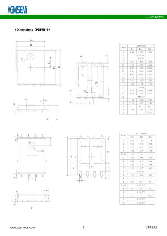 AGM412MPA datasheet page 8