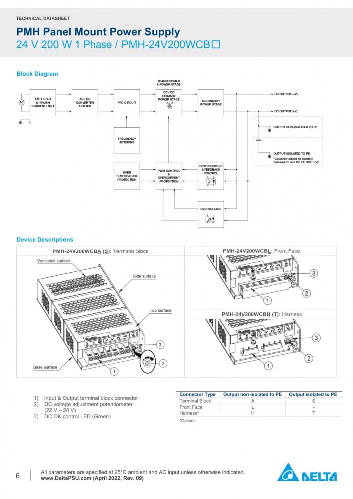 PMH-24V200WCBA datasheet page 6