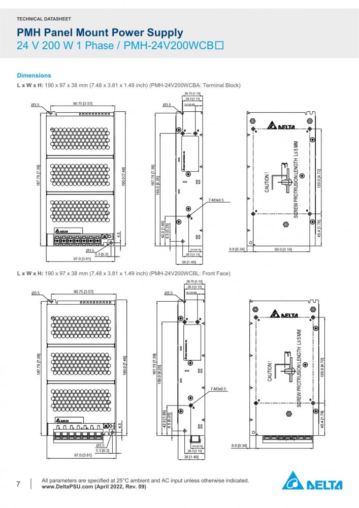PMH-24V200WCBA datasheet page 7