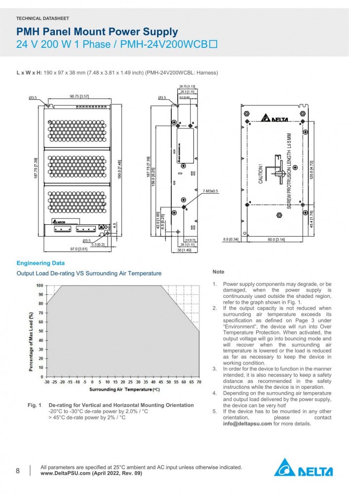 PMH-24V200WCBA datasheet page 8