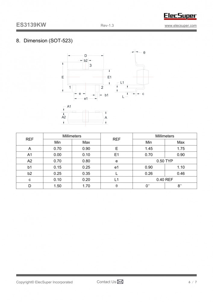 ES3139KW datasheet page 6
