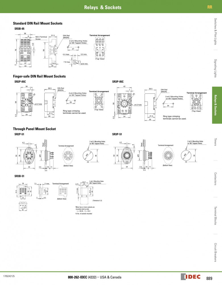 IDEC RR Series documentation page 7