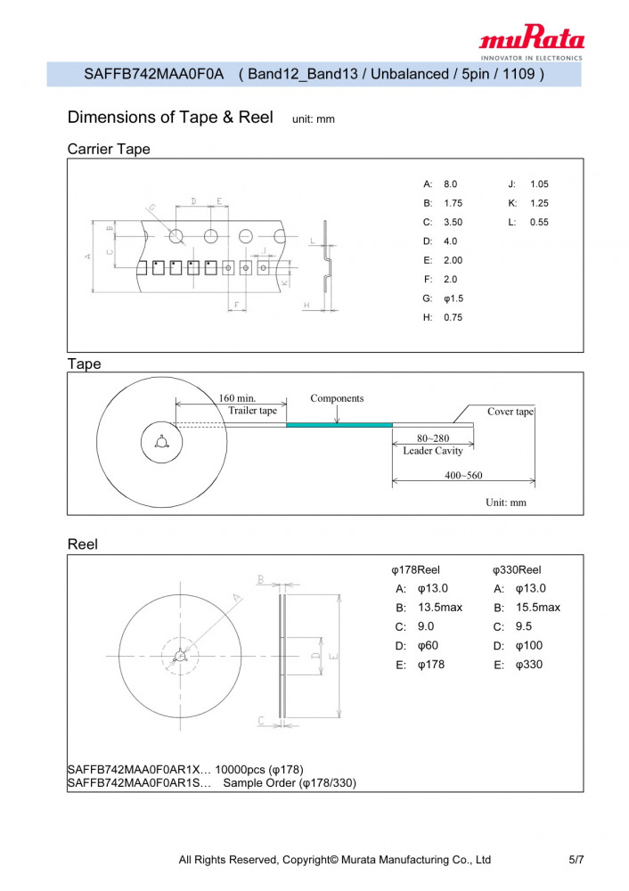 SAFFB742MAA0F0AR1X datasheet page 6