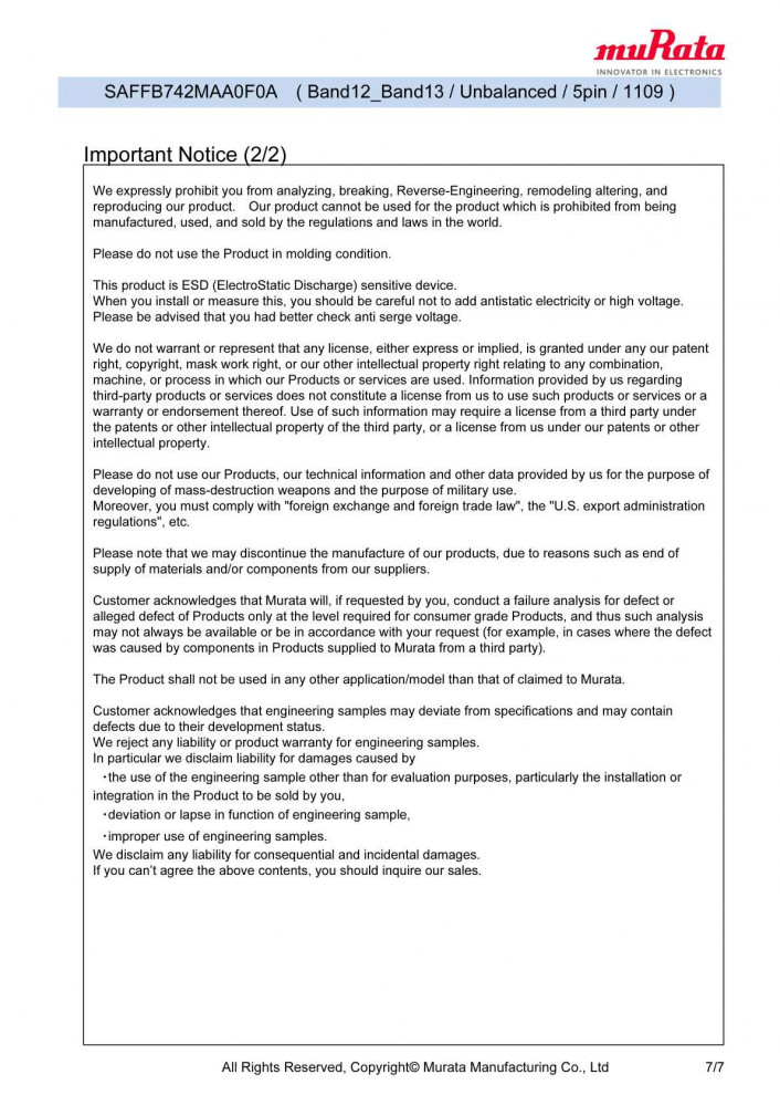 SAFFB742MAA0F0AR1X datasheet page 8