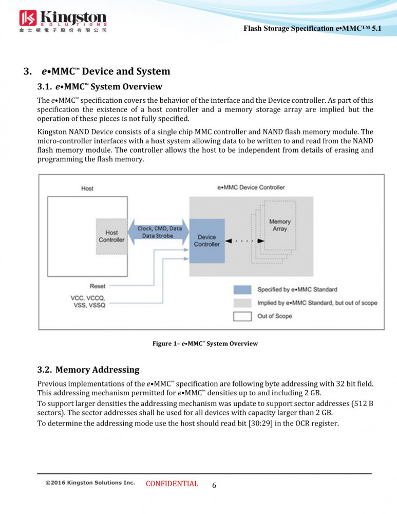 Kingston EMMC04G-M627 datasheet page 6