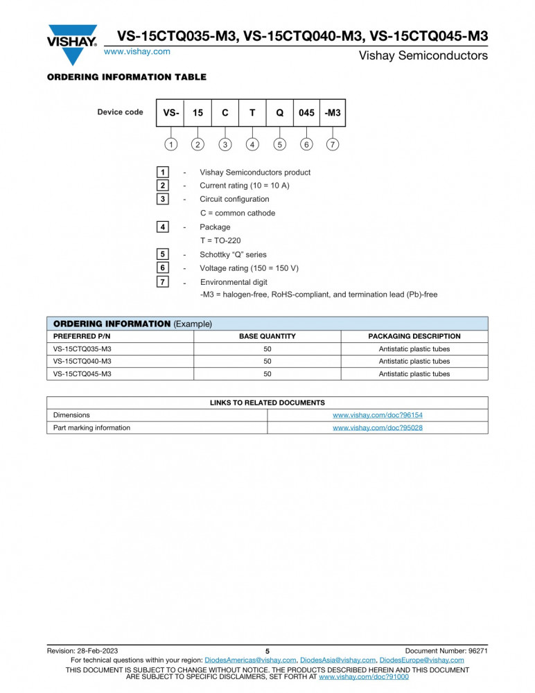 VS-15CTQ0 datasheet page 5