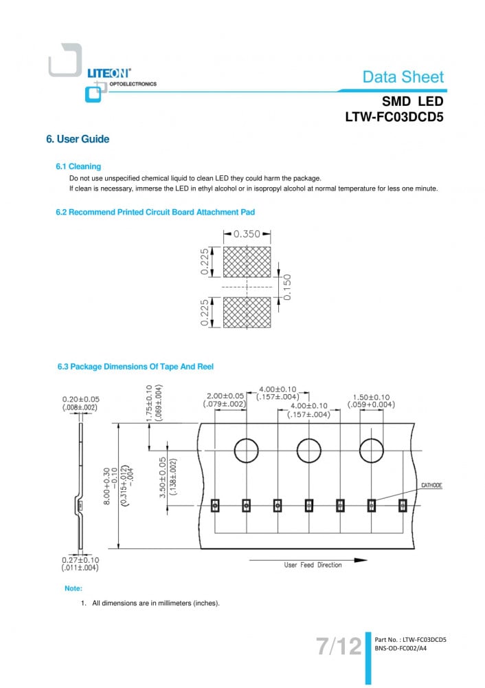 LTW-FC03DCD5 datasheet page 8