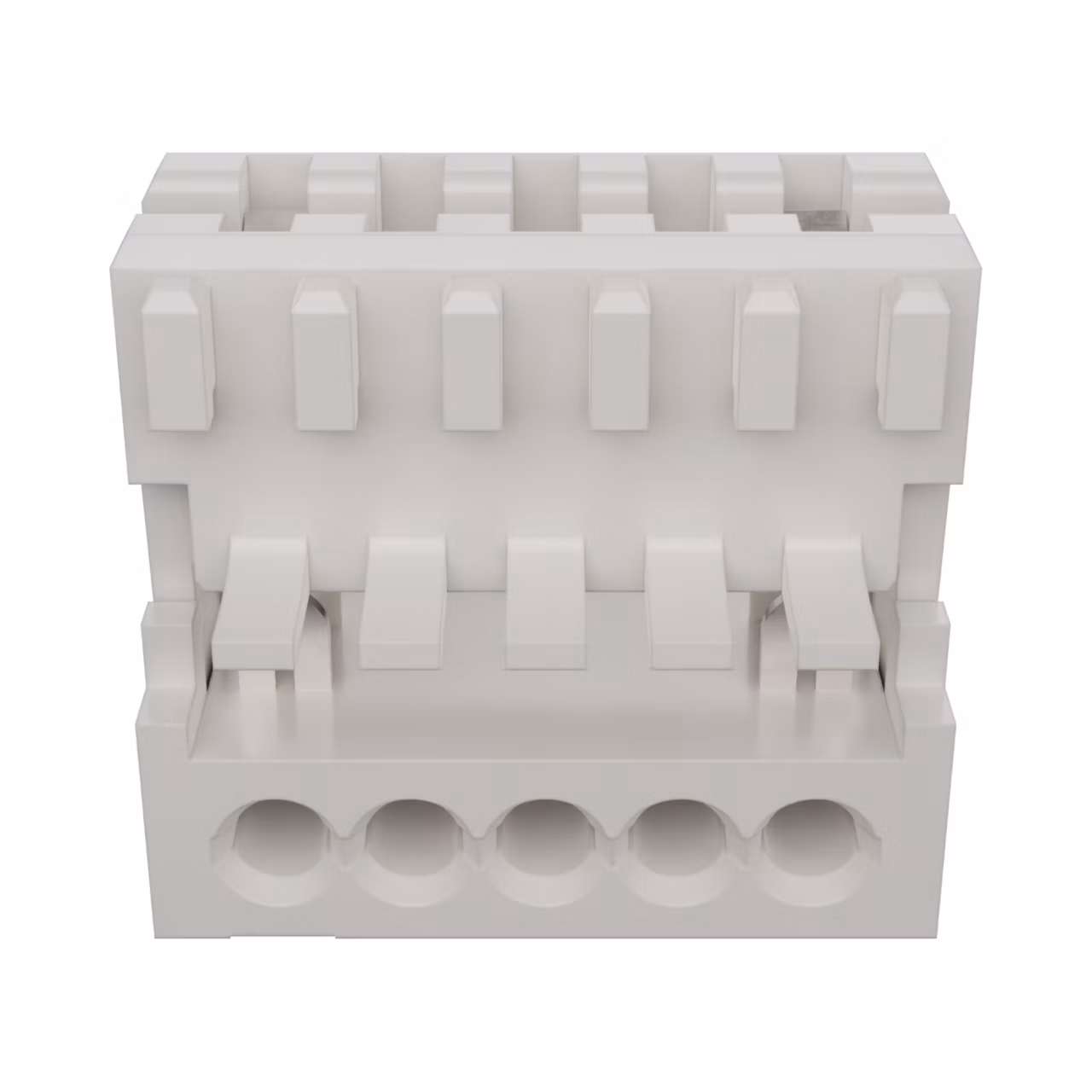 Appli-Mate RAST 2.5 IDT Housing, 2.50mm Pitch, Direct/Indirect, Female, 5 Circuits, All Position Keys, Voided Circuits 2, 3 and 4 for sale