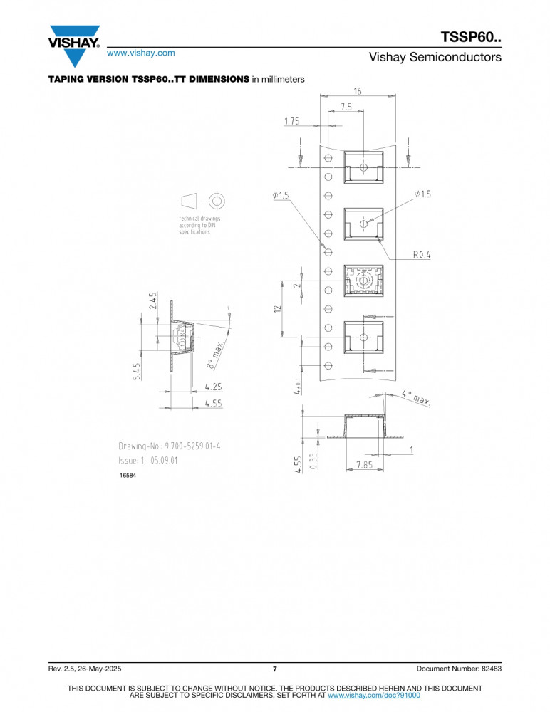 TSSP6038TT technical document page 7