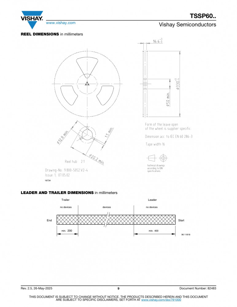 TSSP6038TT technical document page 9