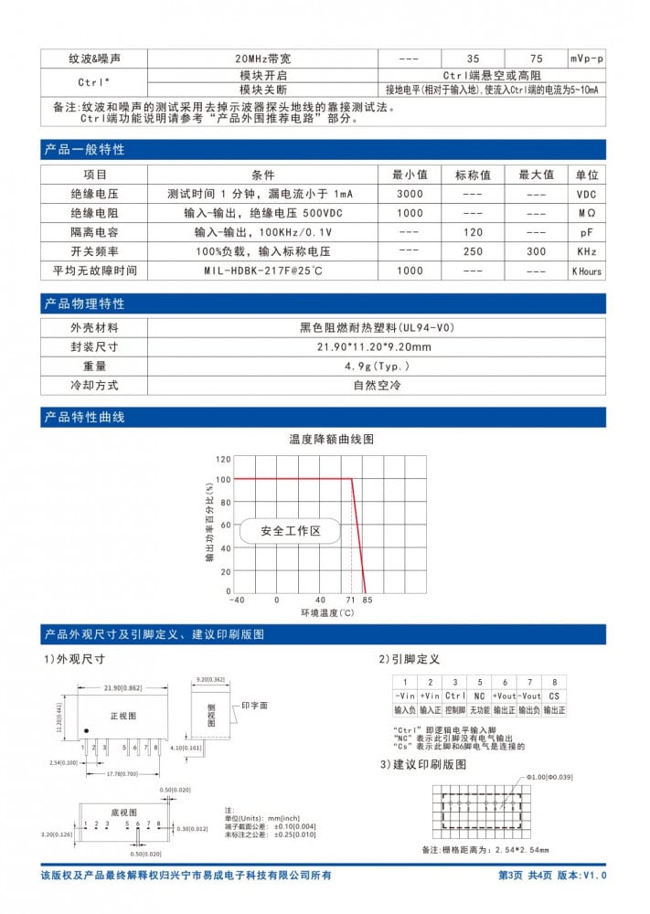 EVISUN WRF-S-1WR2 datasheet page 3