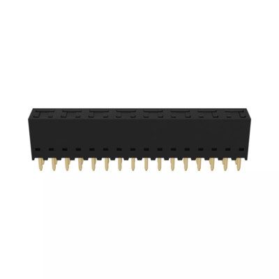 C-Grid III PCB Receptacle, 2.54mm Pitch, Dual Row, Vertical, 32 Circuits, 0.12µm Gold (Au) Flash Plating, Straight PCB Pins for sale