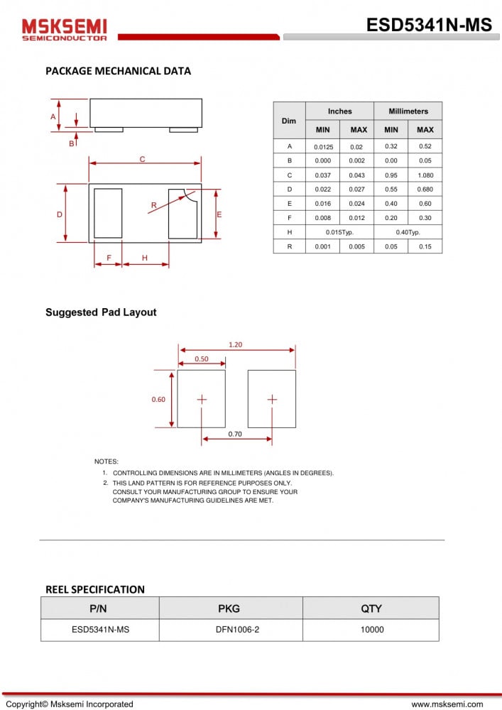 ESD5341N-MS datasheet page 5