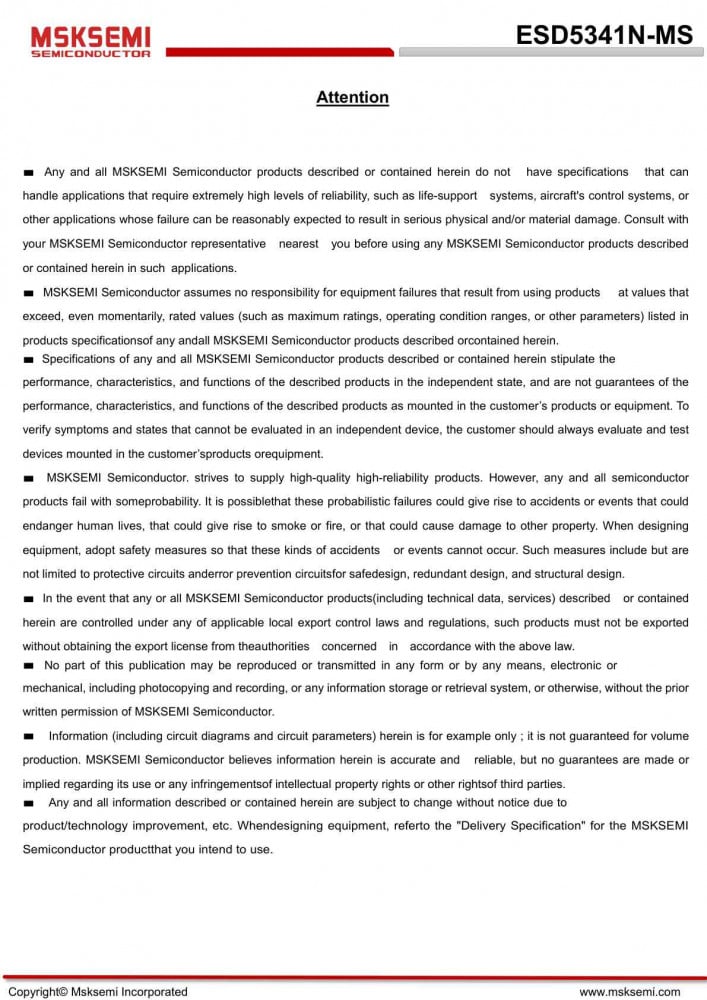 ESD5341N-MS datasheet page 6