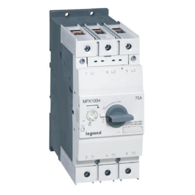 Motor protection circuit breaker MPX3 100H 55-75A 50KA for sale