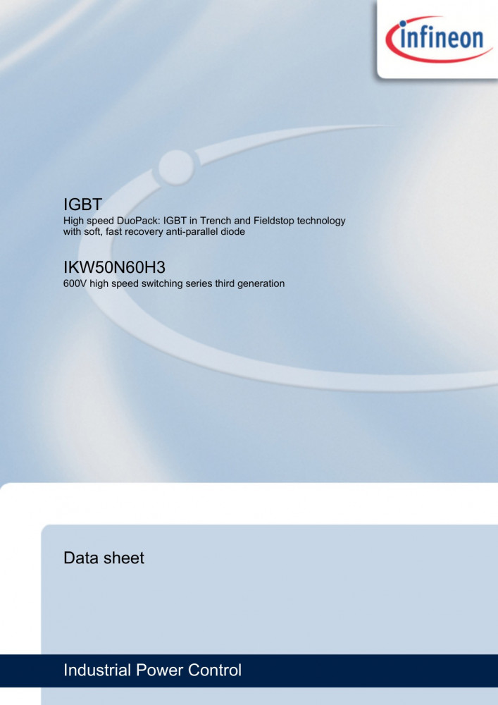 IKW50N60H3 datasheet page 1