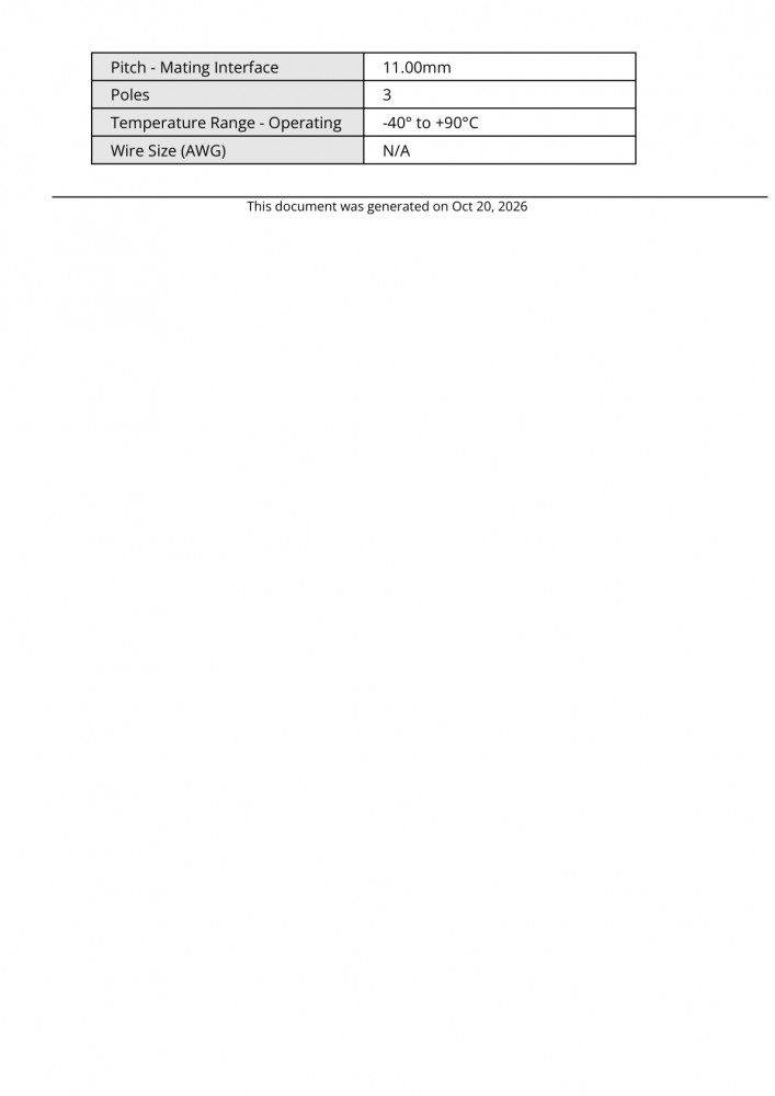 MOLEX DIN Valve Series B15 packaging specification, page 3