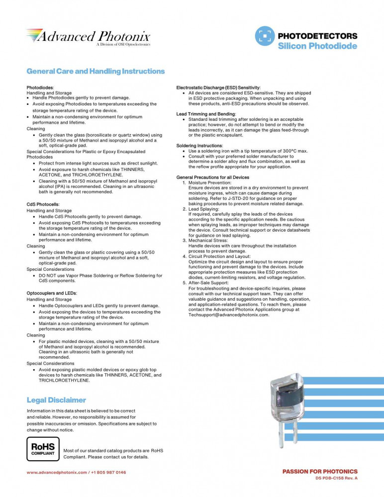 PDB-C158 datasheet page 3