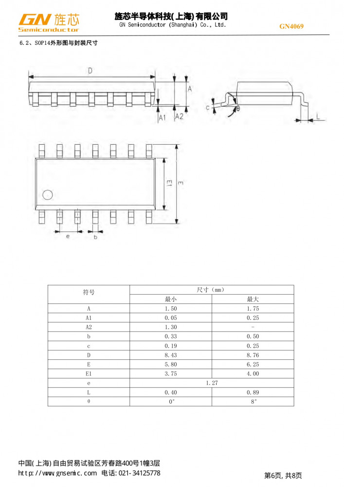 GN4069 datasheet page 6