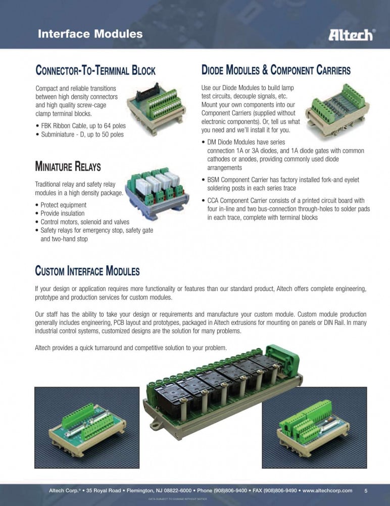 Altech catalogue page 5