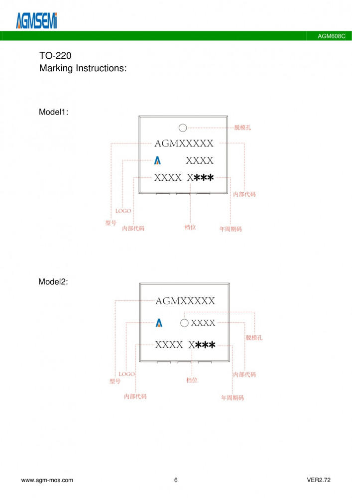 AGM608C datasheet page 6