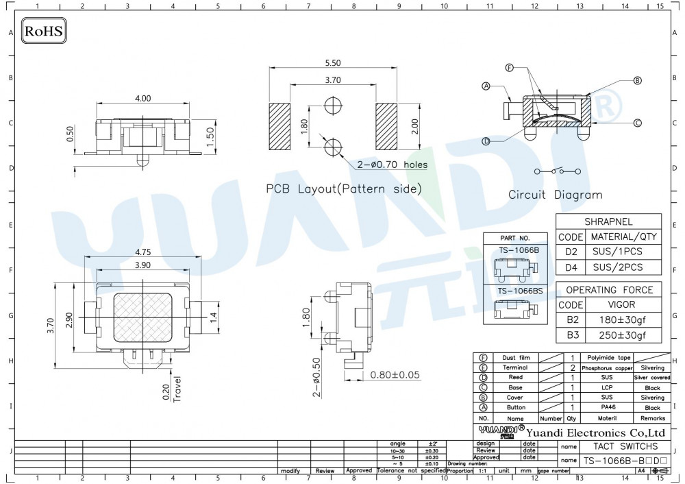 TS-1066B-B3D2 technical document page