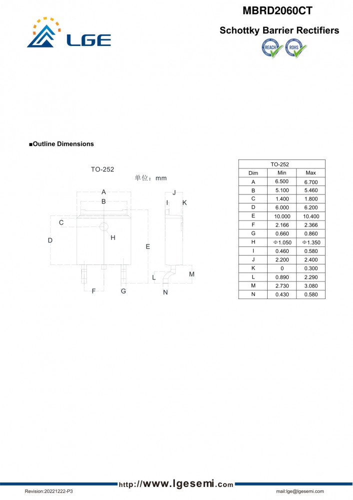 MBRD2060CT datasheet page 3