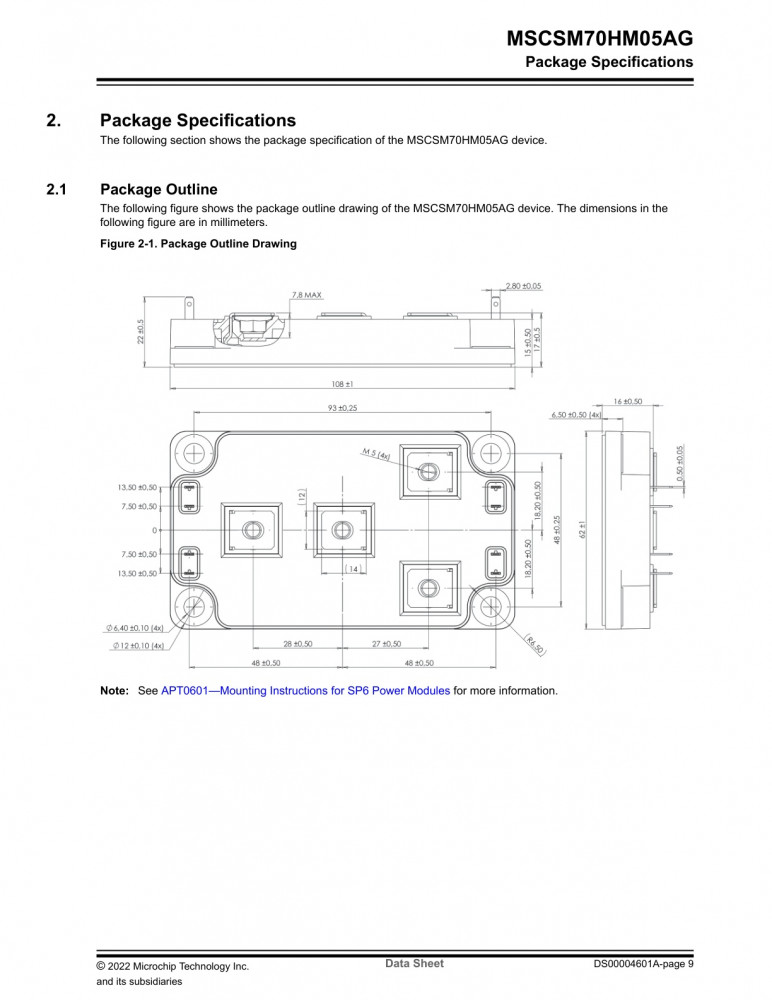 MSCSM70HM05AG datasheet page 9