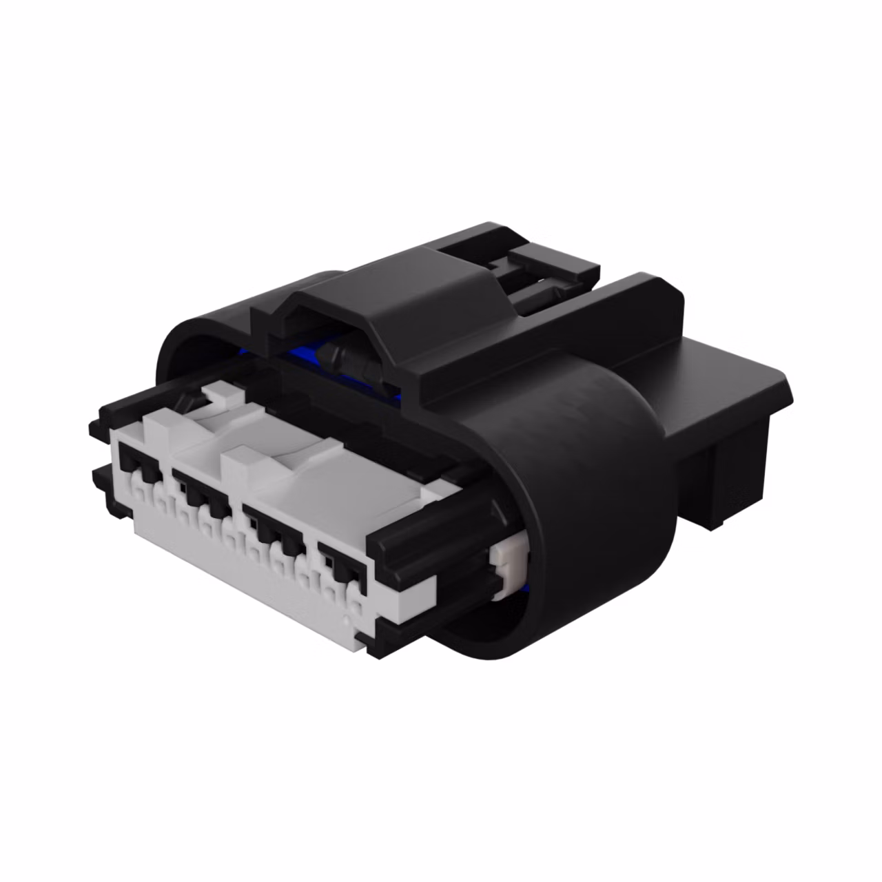 Mini50 Sealed Receptacle, Single Row, without CPA, 10 Circuits, Polarization Option D, Stone Gray for sale