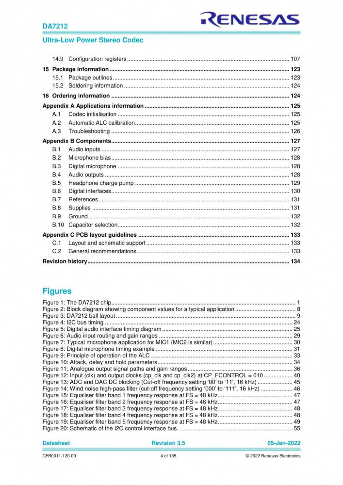 DA7212 datasheet page 4