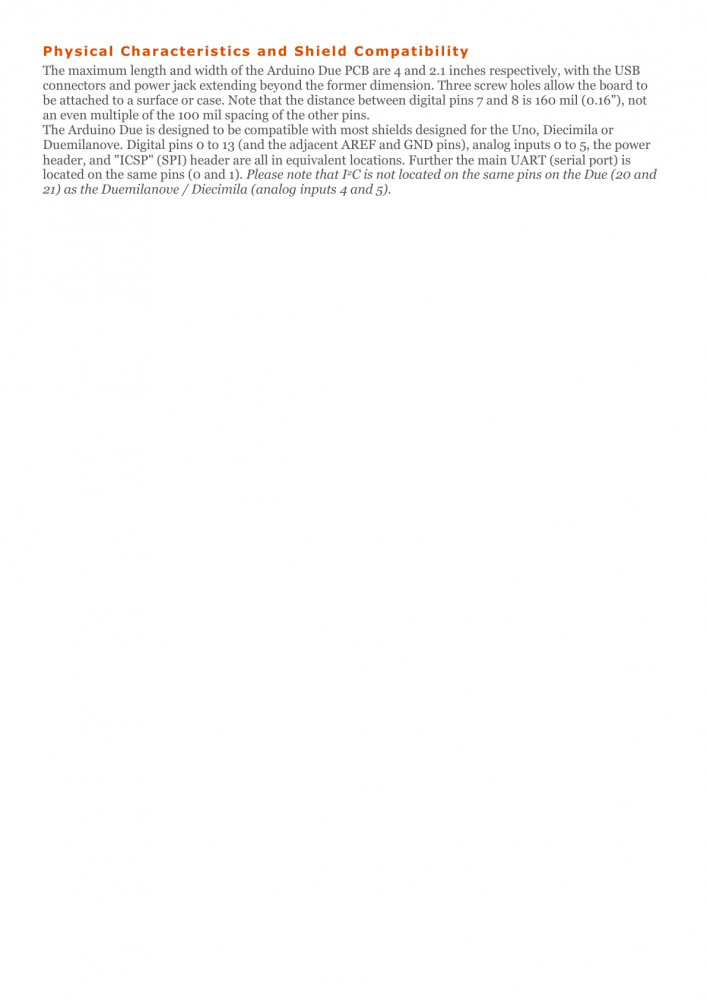 Arduino Due technical document page 5