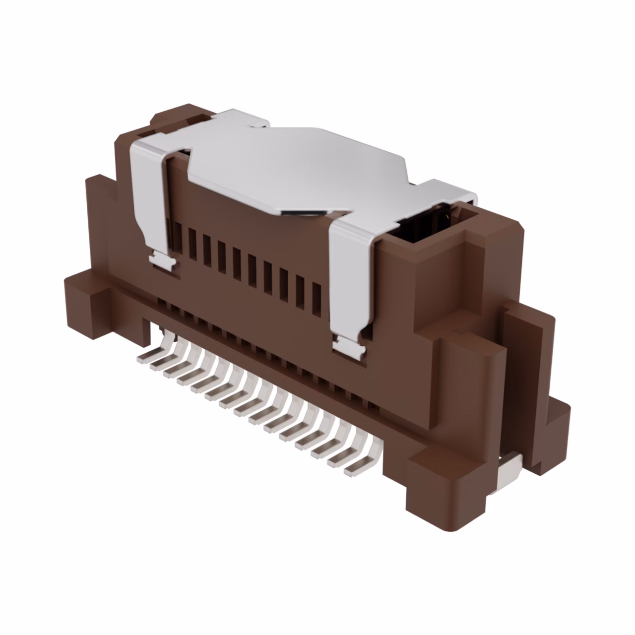 SlimStack Board-to-Board Connector, 0.635mm Pitch, 0.635 Series, Plug, 8.00 or 14.00mm Mated Height, 6.40mm Mated Width, 30 Circuits for sale