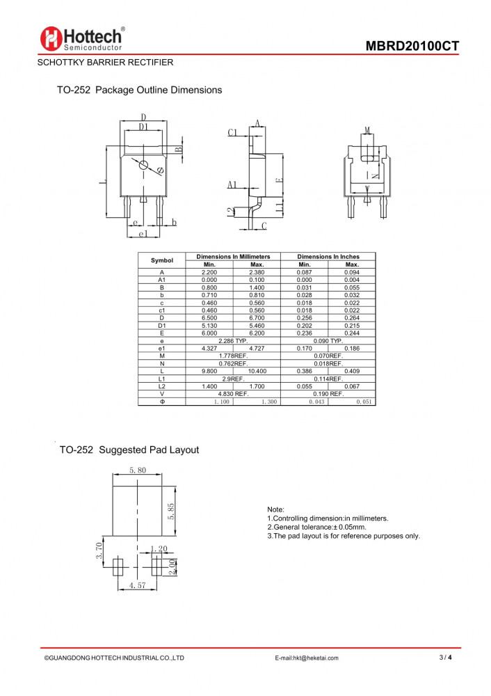 MBRD20100CT datasheet page 3