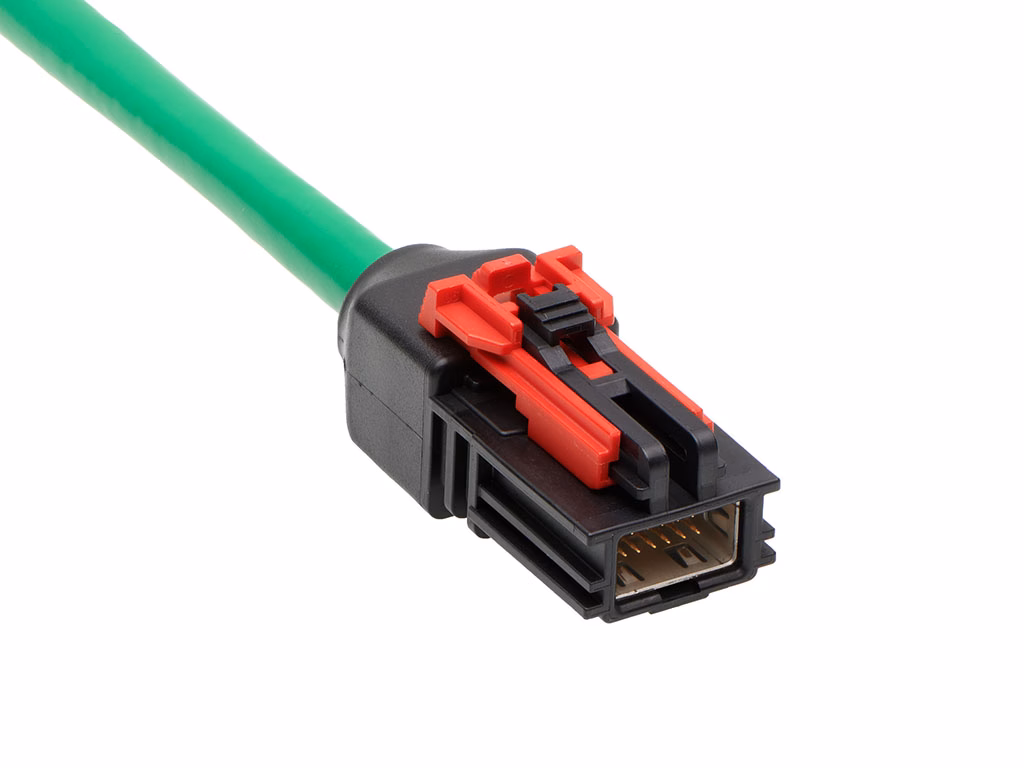 HSAutoLink II Unsealed Plug-to-HSAutoLink II Unsealed Plug Off-the-Shelf (OTS) Cable Assembly, High-Bandwidth LVDS 2-Pair Cable, 2.0m Length, Polarization A, 12 Circuits for sale