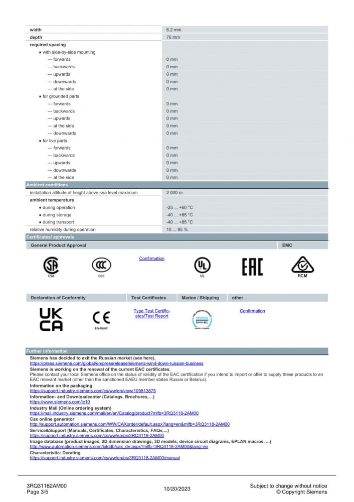 3RQ31182AM00 datasheet page 3