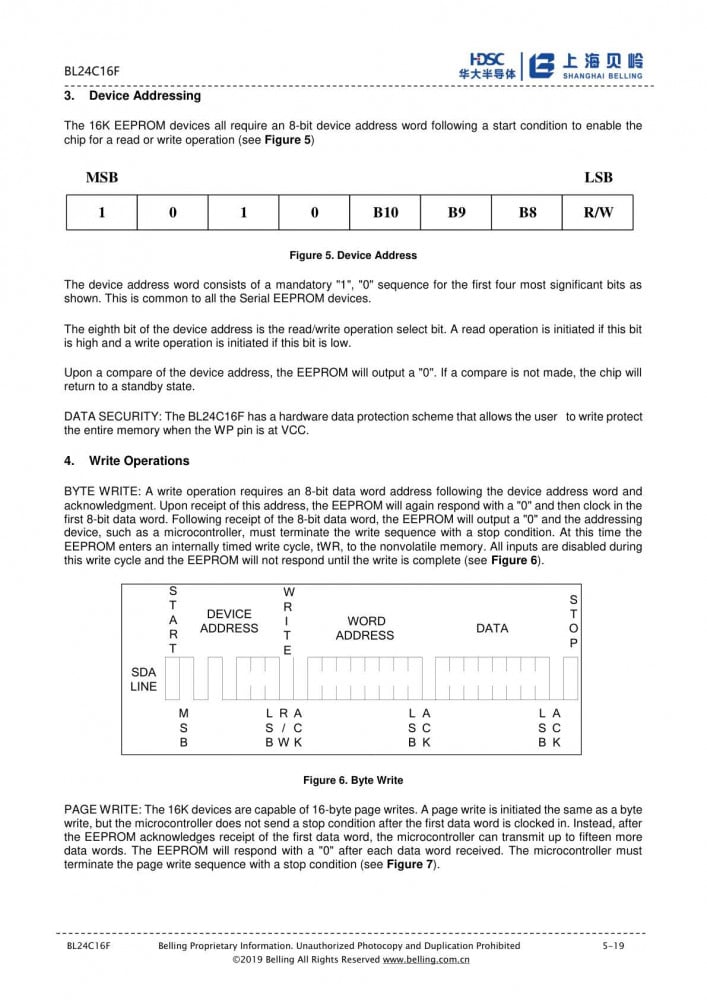 BL24C16F datasheet page 5