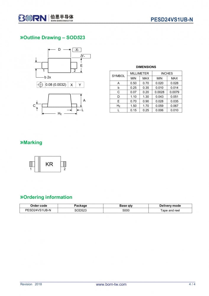 PESD24VS1UB-N datasheet page 4