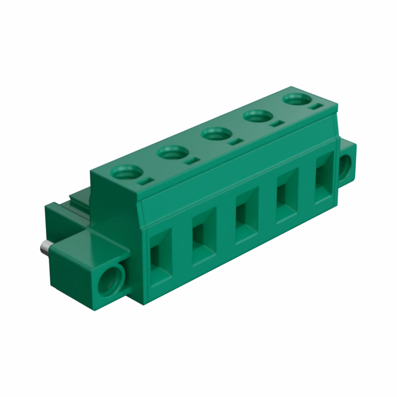 7.62mm Pitch Eurostyle Horizontal Plug, with Retention Screws, 7 Circuits