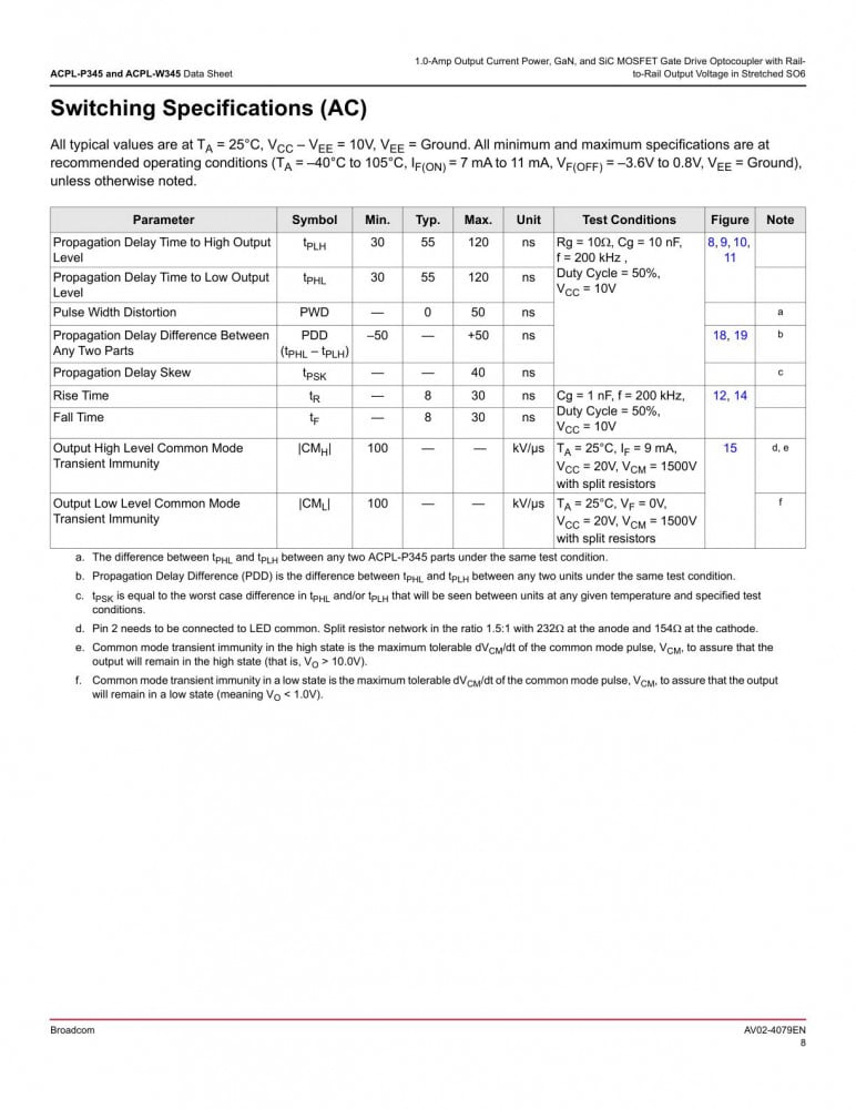 ACPL-W345 datasheet page 8