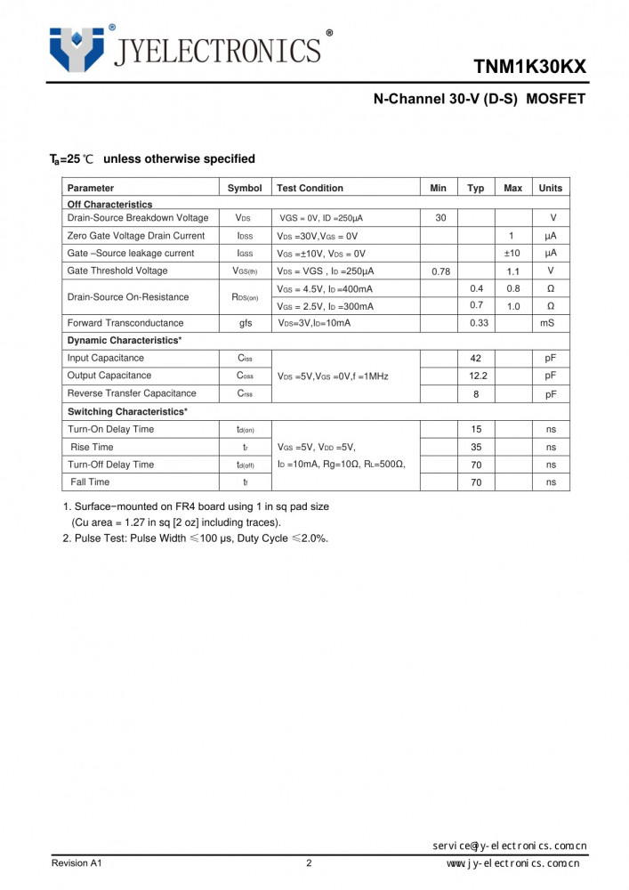 TNM1K30KX datasheet page 2