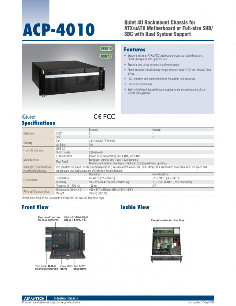 ACP-4010 technical documentation page 1